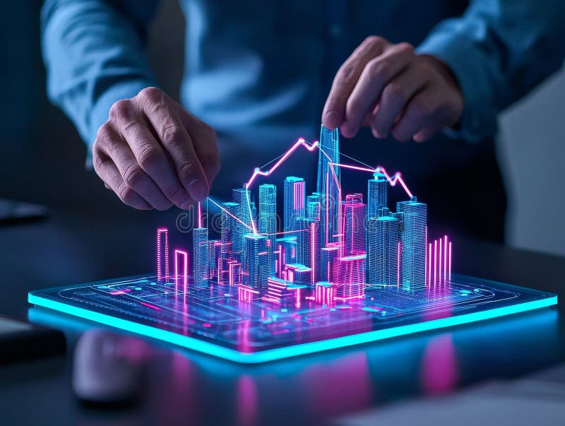 A Man Interacts with a Digital Interface, Showcasing the Importance of ...