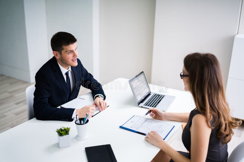 Man in Interview in Office stock image. Image of employment - 211316499
