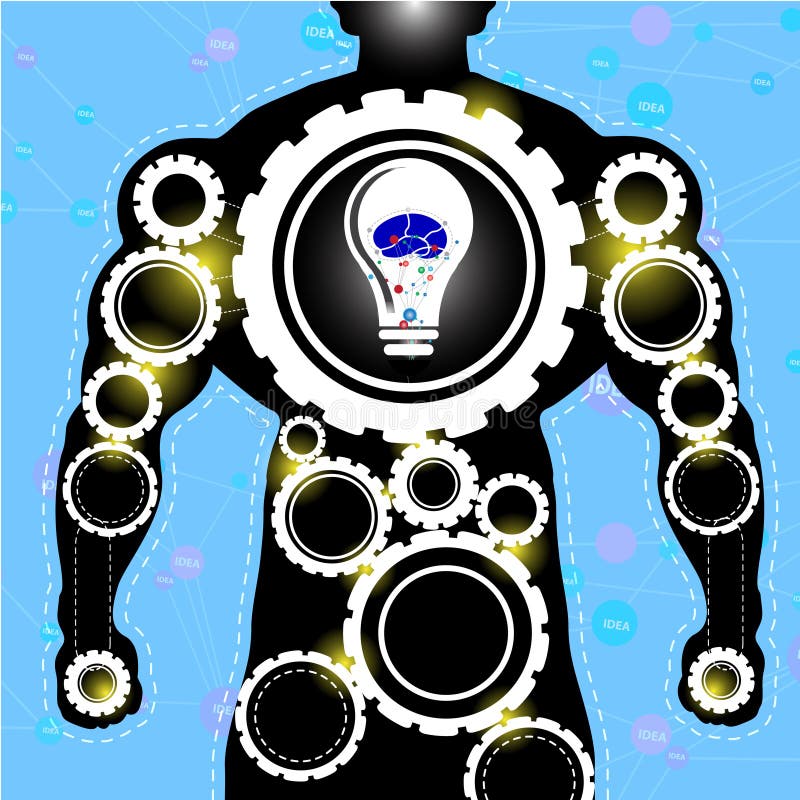 Cartoon Gear Gym Man Stock Illustrations – 44 Cartoon Gear Gym Man ...