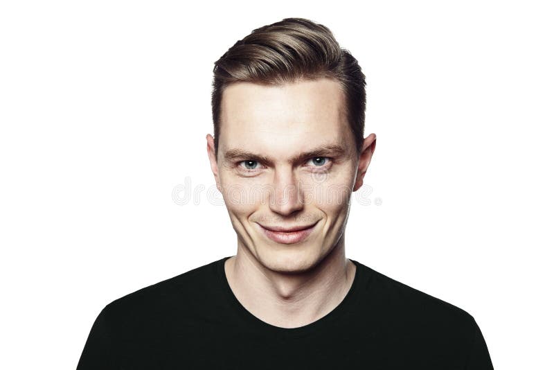 Man with ironic smile stock image. Image of individuality - 66037755