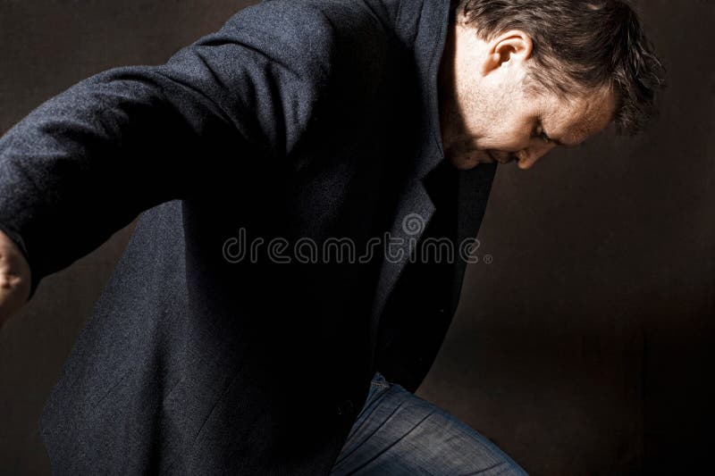 Menacing Man stock photo. Image of anger, person, hoodlum - 7497954