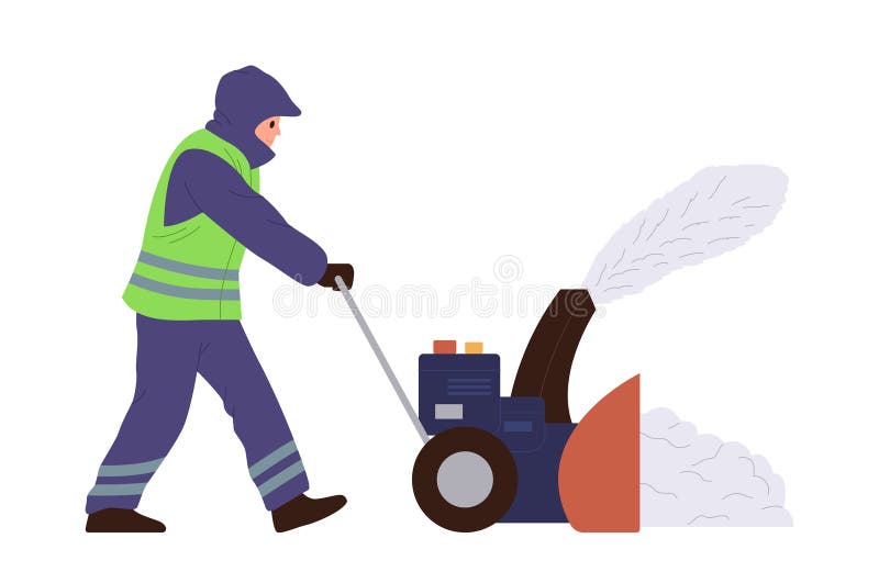 Snowblower Cartoon Stock Illustrations – 103 Snowblower Cartoon Stock ...