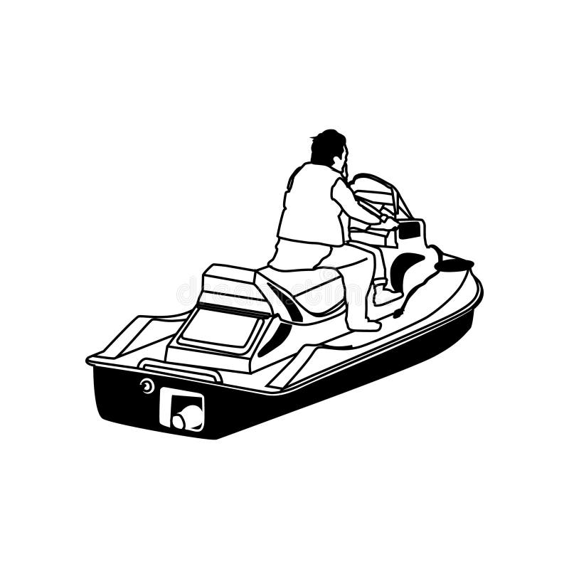 Jet Surfing Man Stock Illustrations – 470 Jet Surfing Man Stock ...