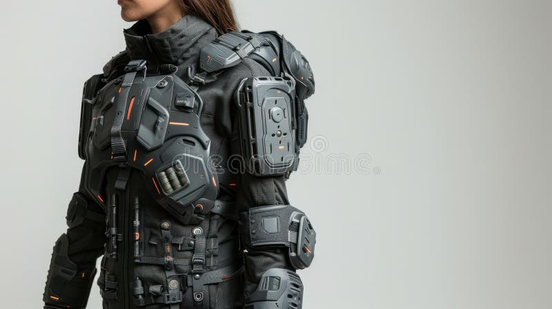 A Man in a Jet Suit. a Man in a Tactical Space Suit Stock Image - Image ...