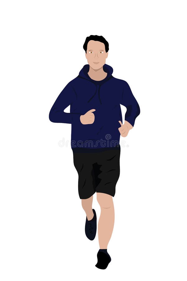 Athlete Man Running. Isolated Vector Illustration. Stock Vector ... Athlete Man Running. Isolated Vector Illustration. Stock Vector ...