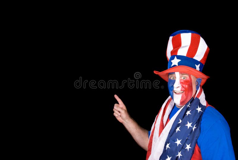 American Man Patriotic stock image. Image of reverent, pledge - 135515