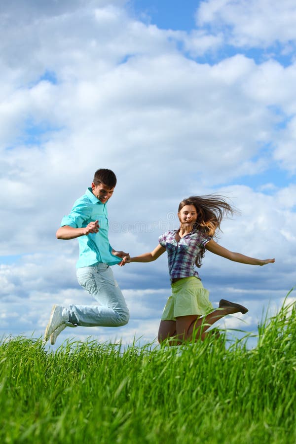 Man jump stock image. Image of life, arms, happiness - 19805593