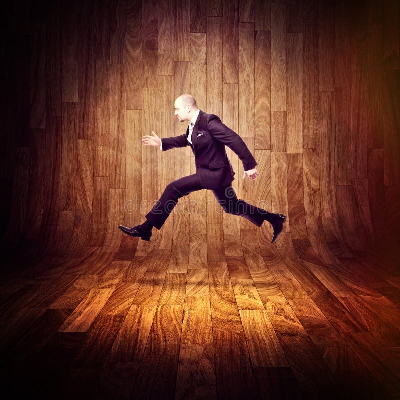 Jump man stock vector. Illustration of model, people, happy - 6318731