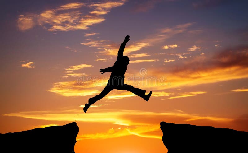 Man jump through the gap stock image. Image of jump, male - 33777281