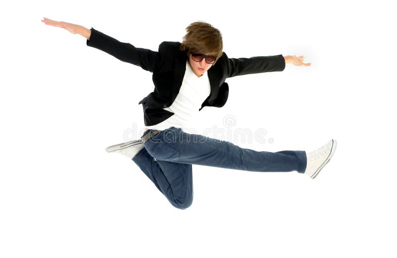 Man jumping stock image. Image of jumping, energy, cool - 10086437