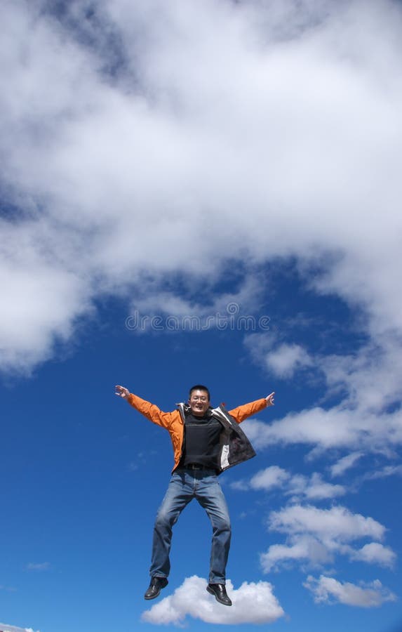 Man jumping stock image. Image of nature, asian, adult - 11254171