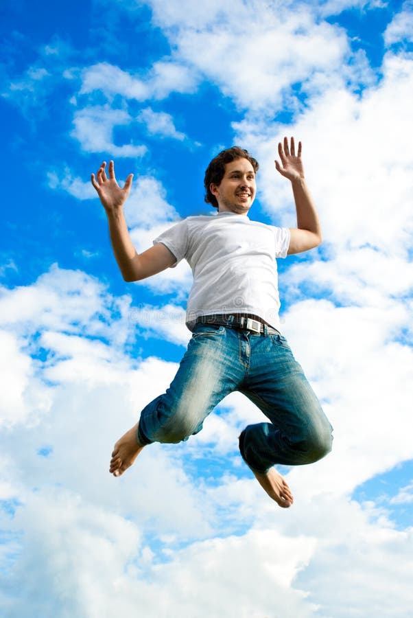 Jumping stock photo. Image of movement, natural, body - 1331086