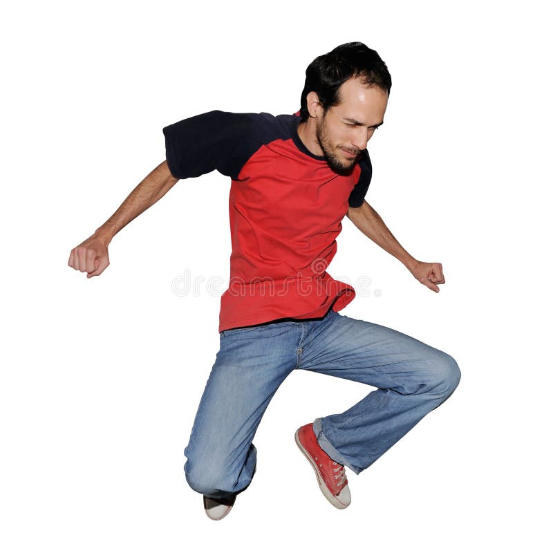 Man jumping stock image. Image of achieve, freedom, game - 4754567