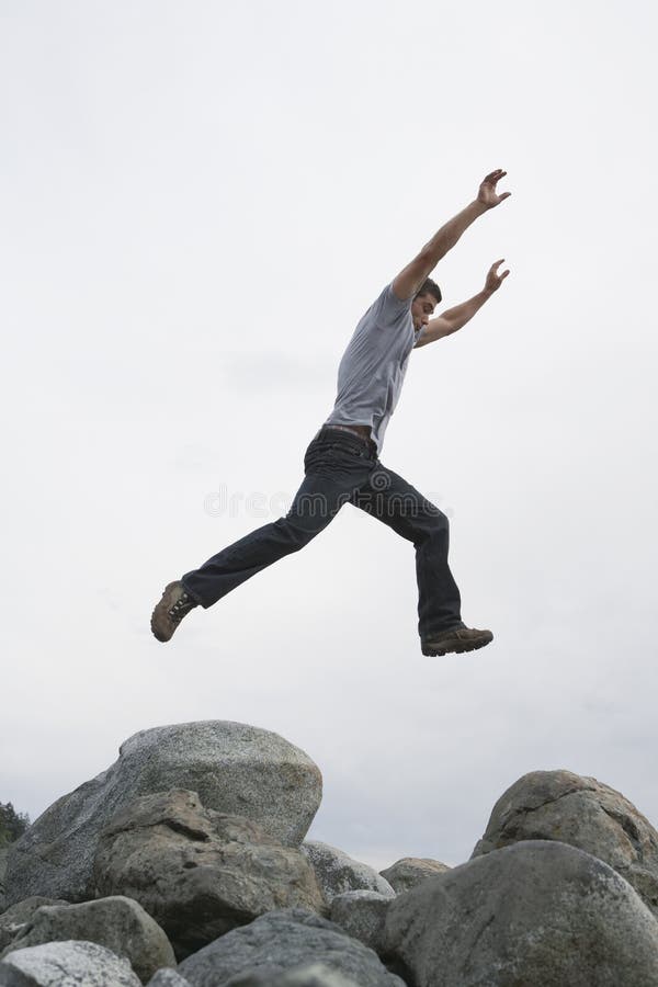Strong Gip - Rock Climbing Series Stock Photo - Image of hanging ...