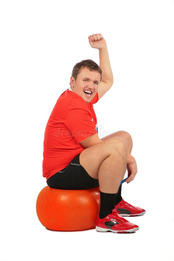 Fat man jumping stock image. Image of nature, business - 2639507