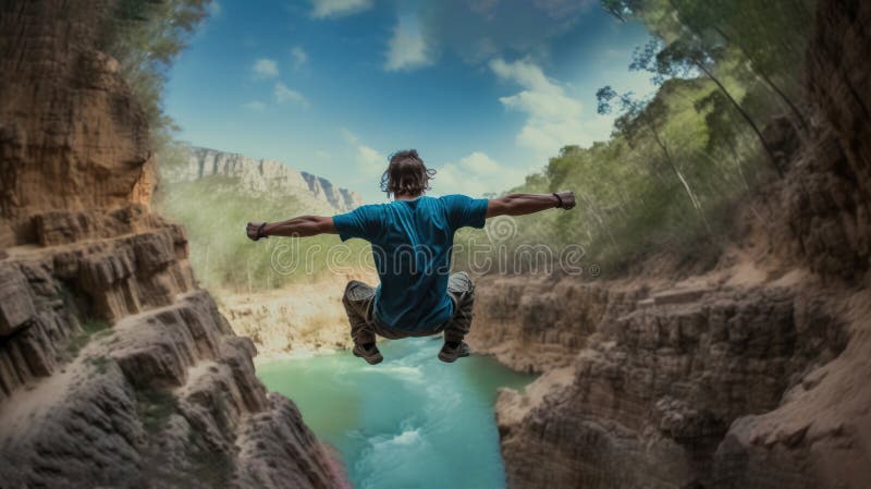 Man Falling Off Cliff Stock Illustrations – 52 Man Falling Off Cliff ...