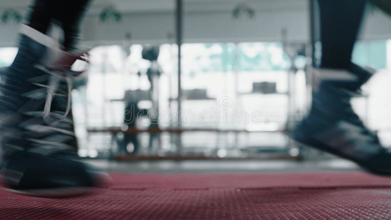 A Man Jumping on the Spot while Boxing Training Stock Video - Video of ...