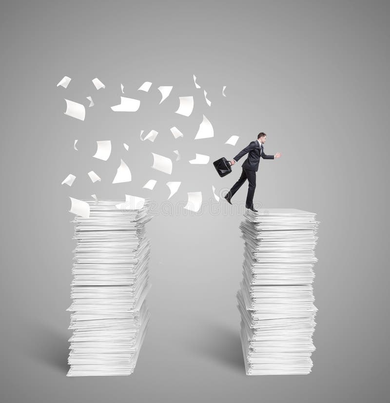 Man Jumping Top Papers Stock Photos - Free & Royalty-Free Stock Photos ...