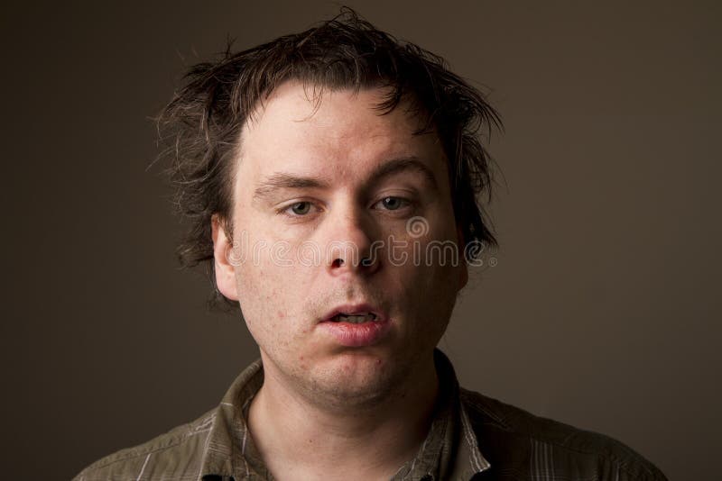 Man just woke up stock image. Image of disarray, look - 59277297