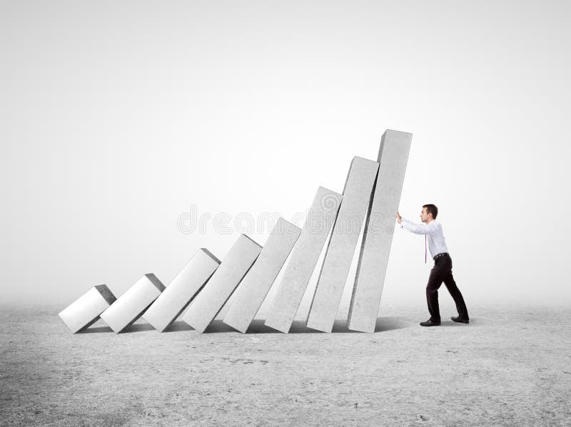 Man Keeps Falling White Columns Stock Photos - Free & Royalty-Free ...