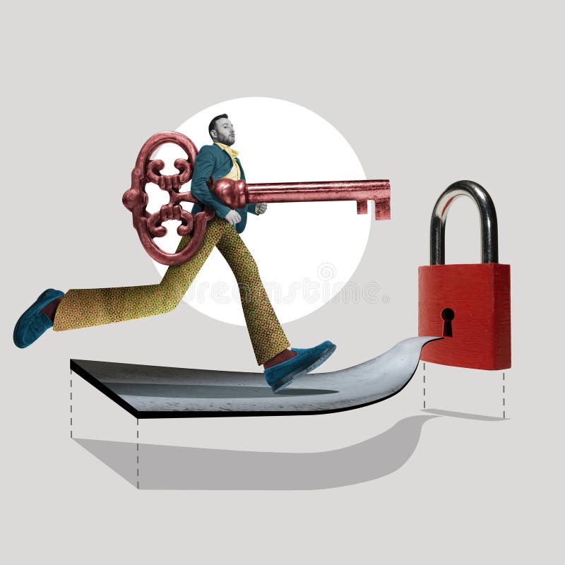 Hacking Secret Information. Concept. Stock Illustration - Illustration ...