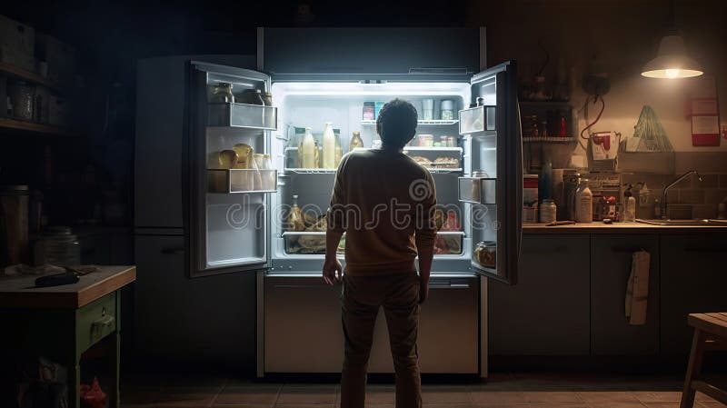 Fridge Opening Stock Illustrations – 151 Fridge Opening Stock ...