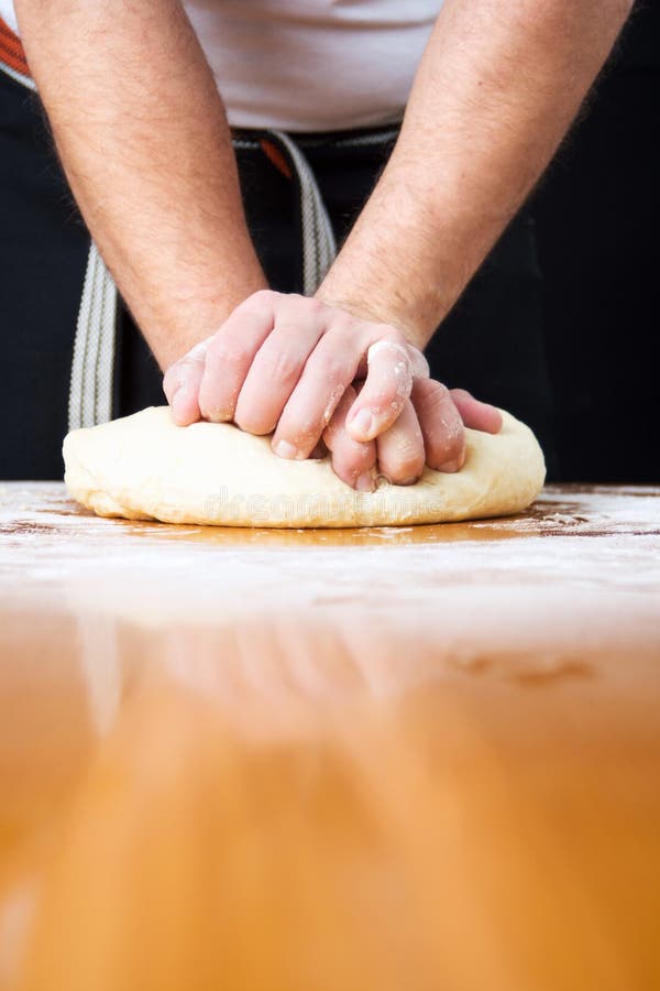 Dough Covered With Flour Food Photography Recipe Idea Stock Image ...