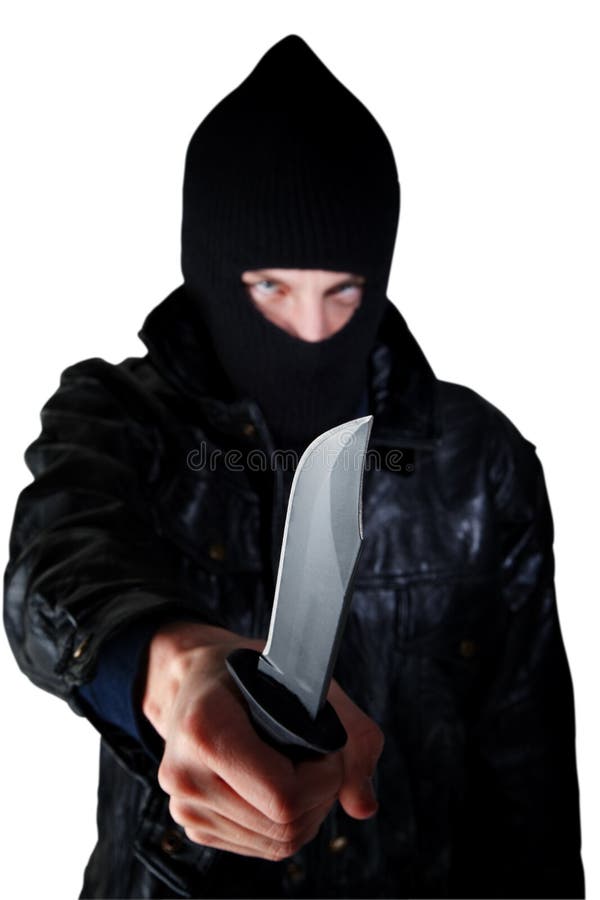 Man with knife stock image. Image of wield, portrait - 11844979