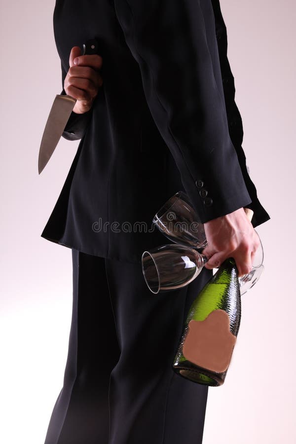 Man with knife stock photo. Image of suit, rage, murder - 6535470