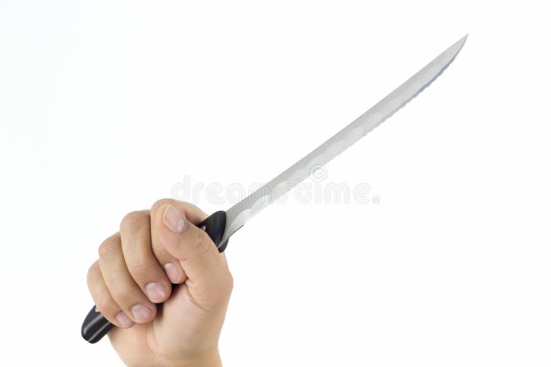 A man with a knife stock image. Image of criminal, injury - 63884627