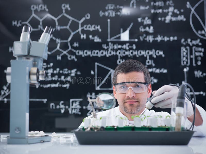 Students Laboratory Analysis Stock Image - Image of research ...