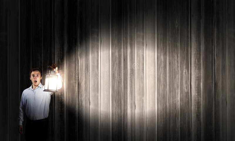 Man with lantern stock photo. Image of leader, enlighten - 47531492