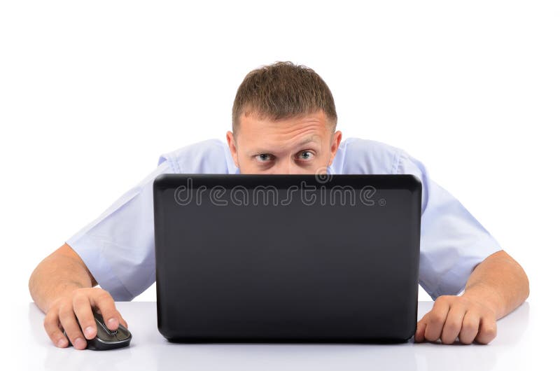 Computer Rage stock image. Image of laptop, negativity - 19636039