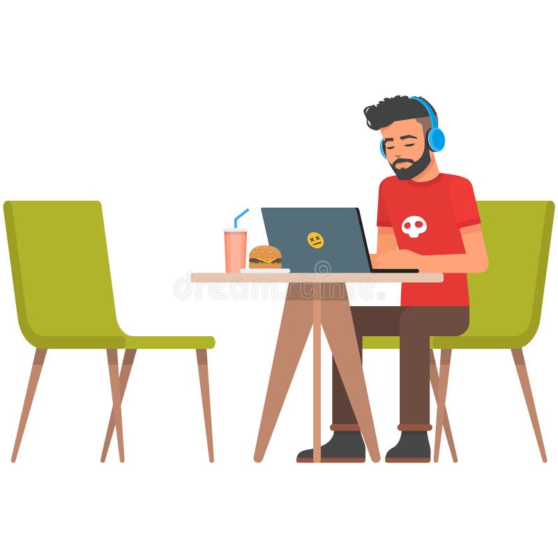 Cafe Study Stock Illustrations – 1,278 Cafe Study Stock Illustrations ...