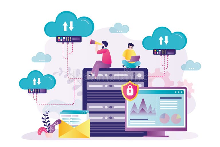 Cloud Computing Errors Stock Illustrations – 32 Cloud Computing Errors ...