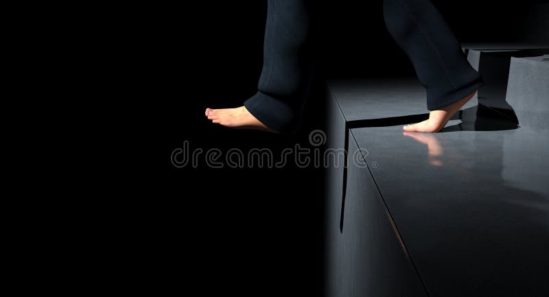Walking Off Edge Stock Illustrations – 17 Walking Off Edge Stock ...