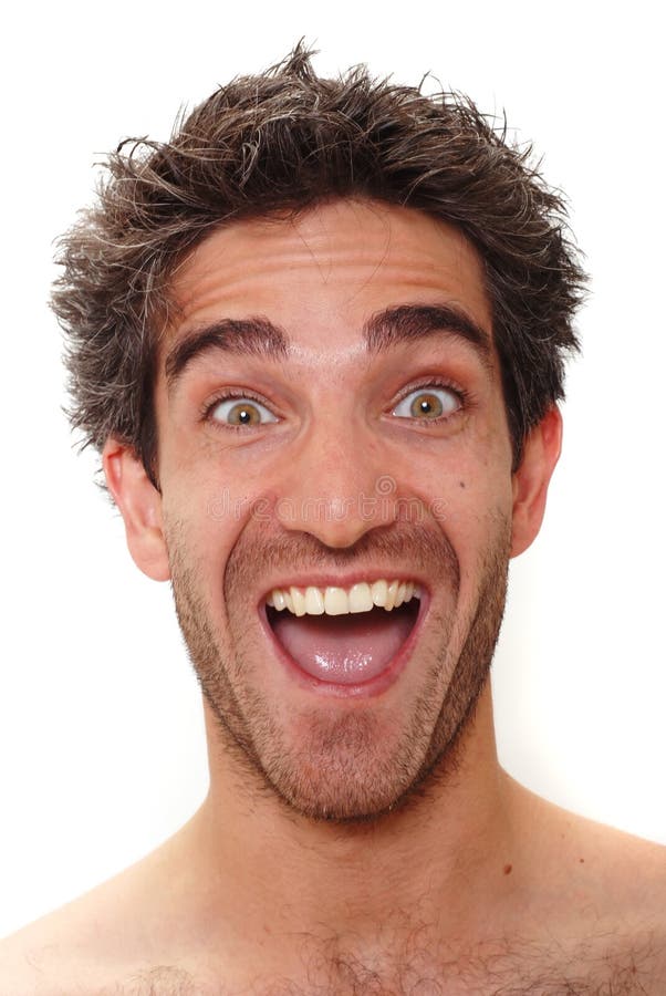 Man laughing stock image. Image of expression, laugh, smile - 5344387