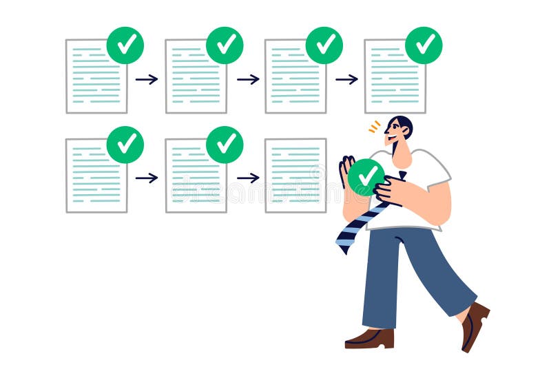 Checking Papers Stock Illustrations – 316 Checking Papers Stock ...