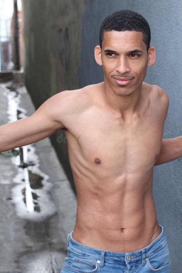 Man with a Lean Body Type Posing Stock Image - Image of candy, erotica ...
