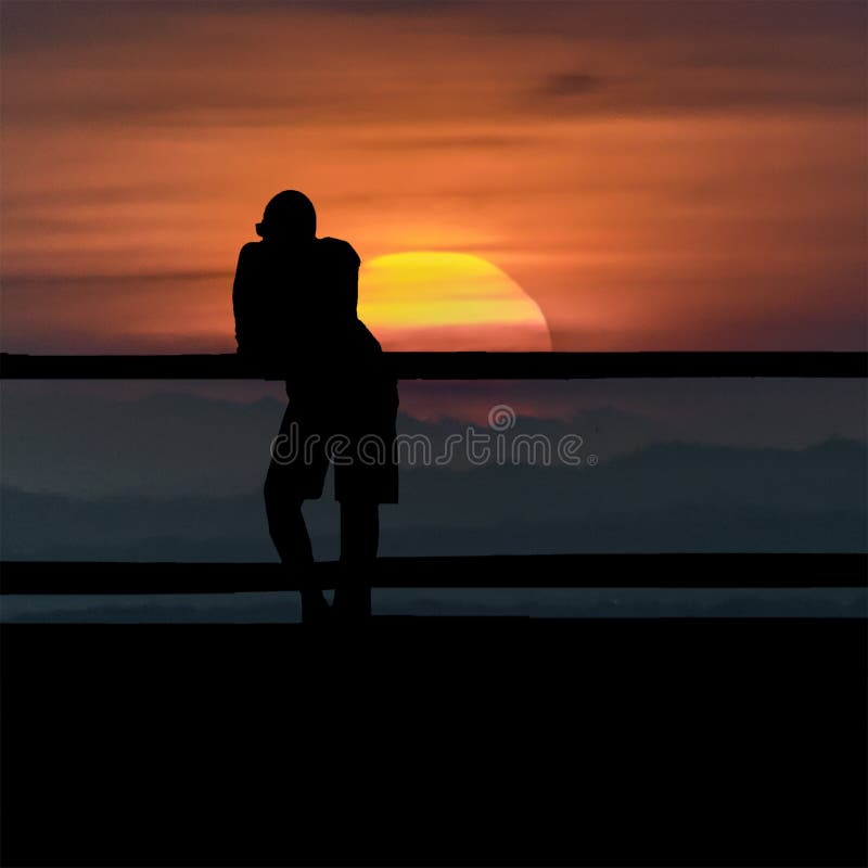 Leaning Man Silhouette Stock Illustrations – 217 Leaning Man Silhouette ...