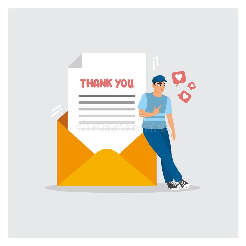Man Thank You Stock Illustrations – 2,053 Man Thank You Stock ...
