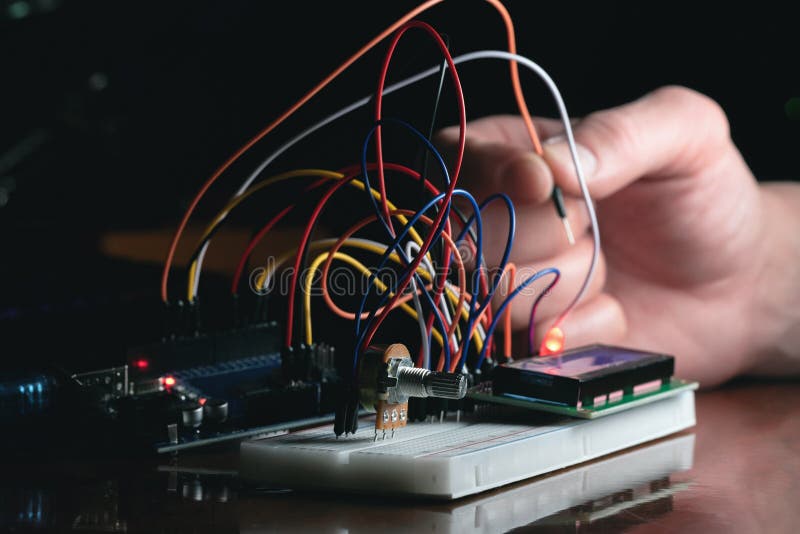 Microprocessor programming stock photo. Image of coding - 205292882