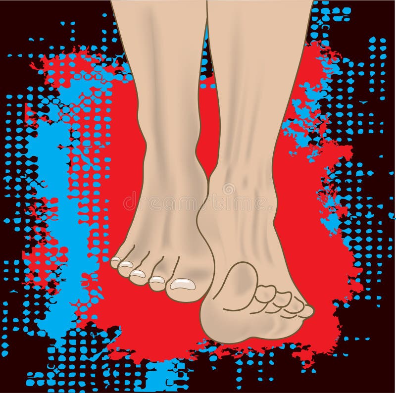 Man legs stock vector. Illustration of abstract, background - 14689312