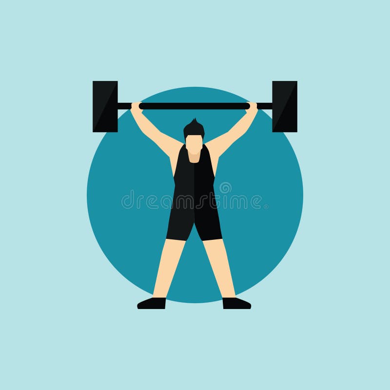 Human Lifting Gym Equipments Stock Illustrations – 8 Human Lifting Gym ...