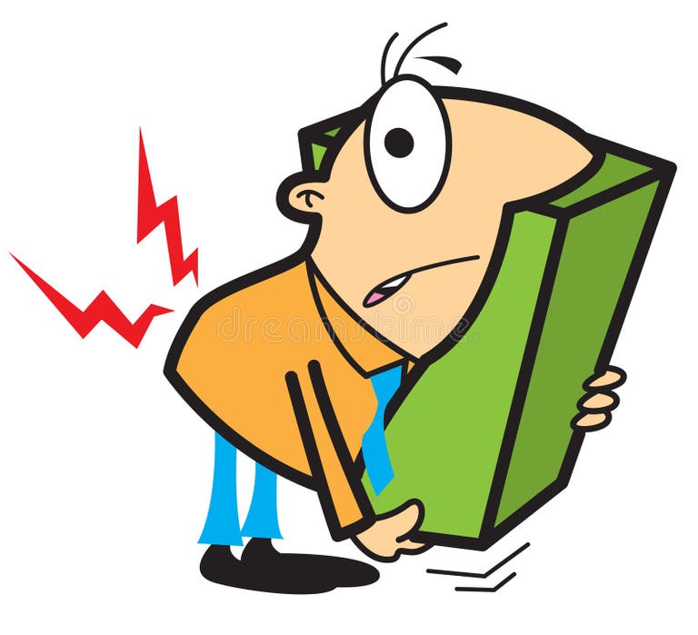 Man Lifting Heavy Box Stock Illustrations – 660 Man Lifting Heavy Box ...