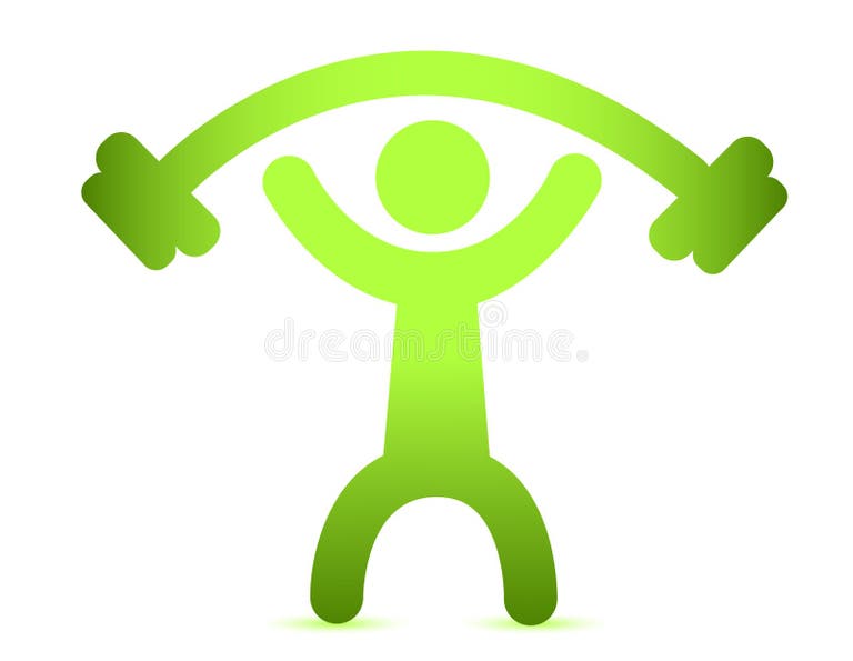 Weak Man Lifting Weight Stock Illustrations – 57 Weak Man Lifting ...