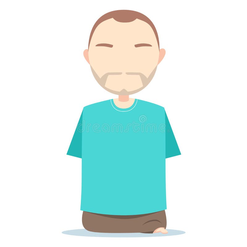 Man without Limbs Wearing Casual Shirt Stock Vector - Illustration of ...