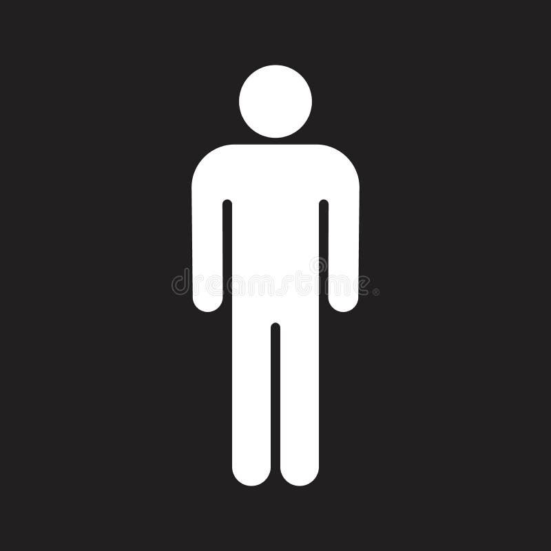 Man line icon stock vector. Illustration of washroom - 255431437