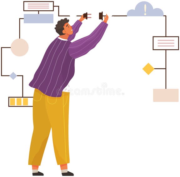 Man with Logical, Analytical, Strategic Thinking Mental Mindset Type ...