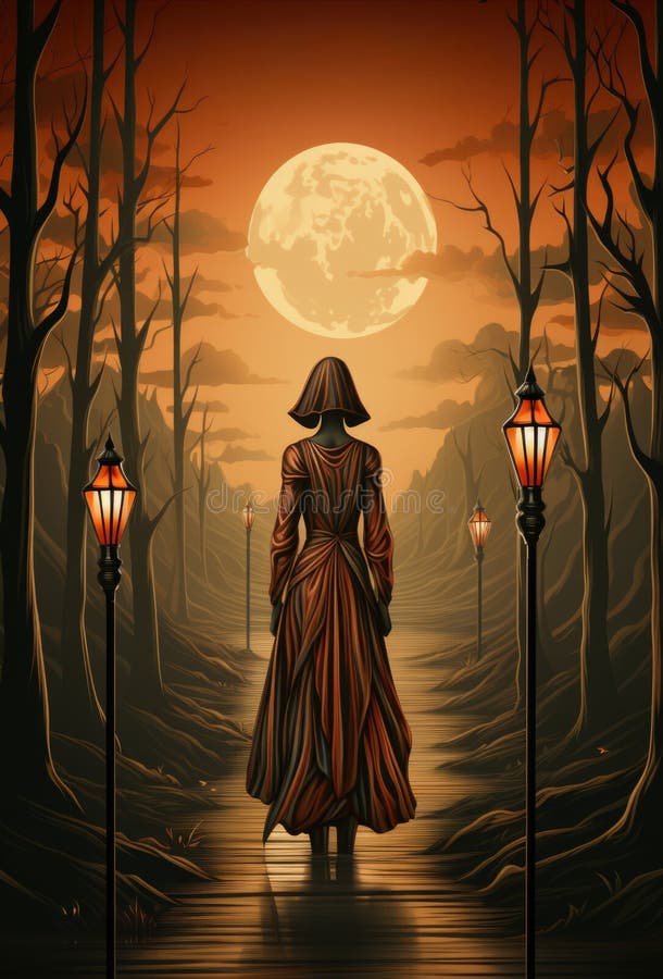 A Man in a Long Coat Walking Down a Path. Generative AI Image. Stock ... A Man in a Long Coat Walking Down a Path. Generative AI Image. Stock ...